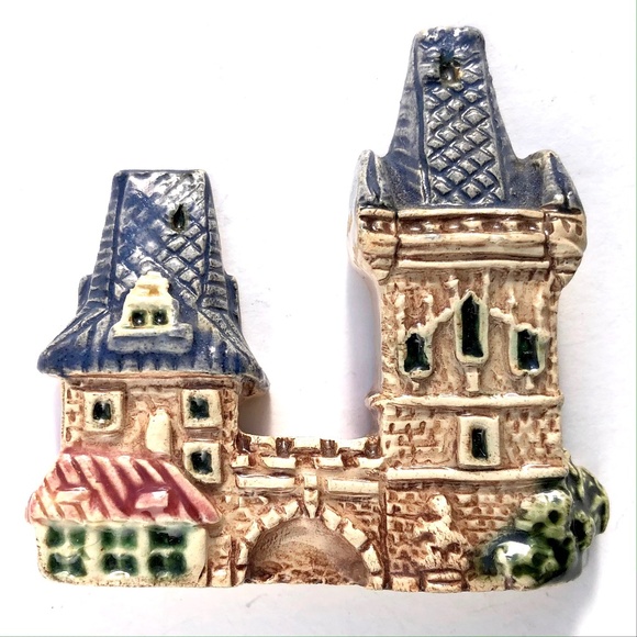 unbranded | Accents | Vintage Ceramic Miniature House Chateauesque ...
